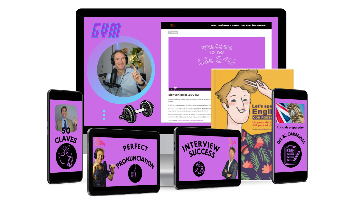 Opciones de cursos - Let´s Speak English